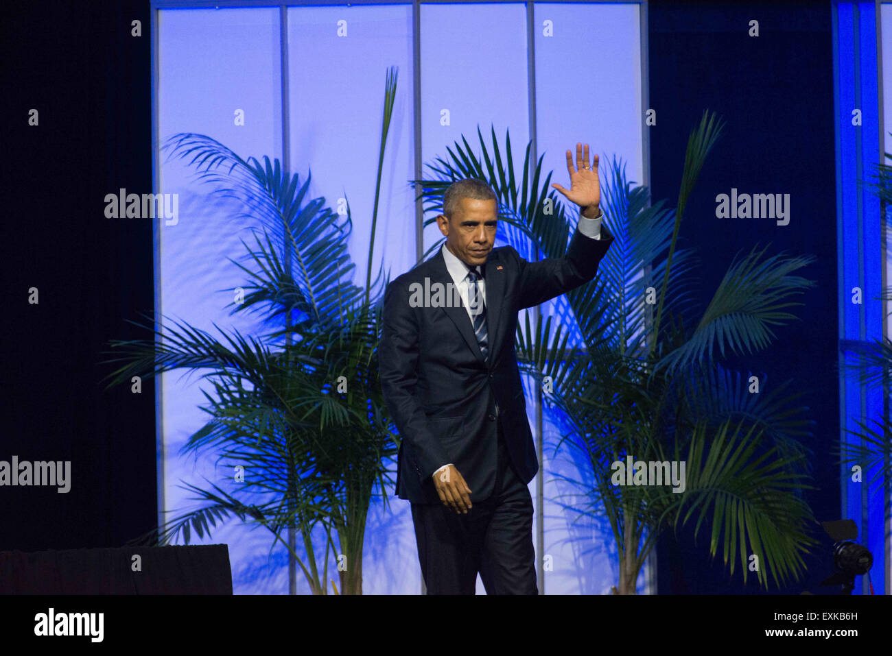 Philadelphia, Pennsylvania, USA. 14th July, 2015. President Obama ...