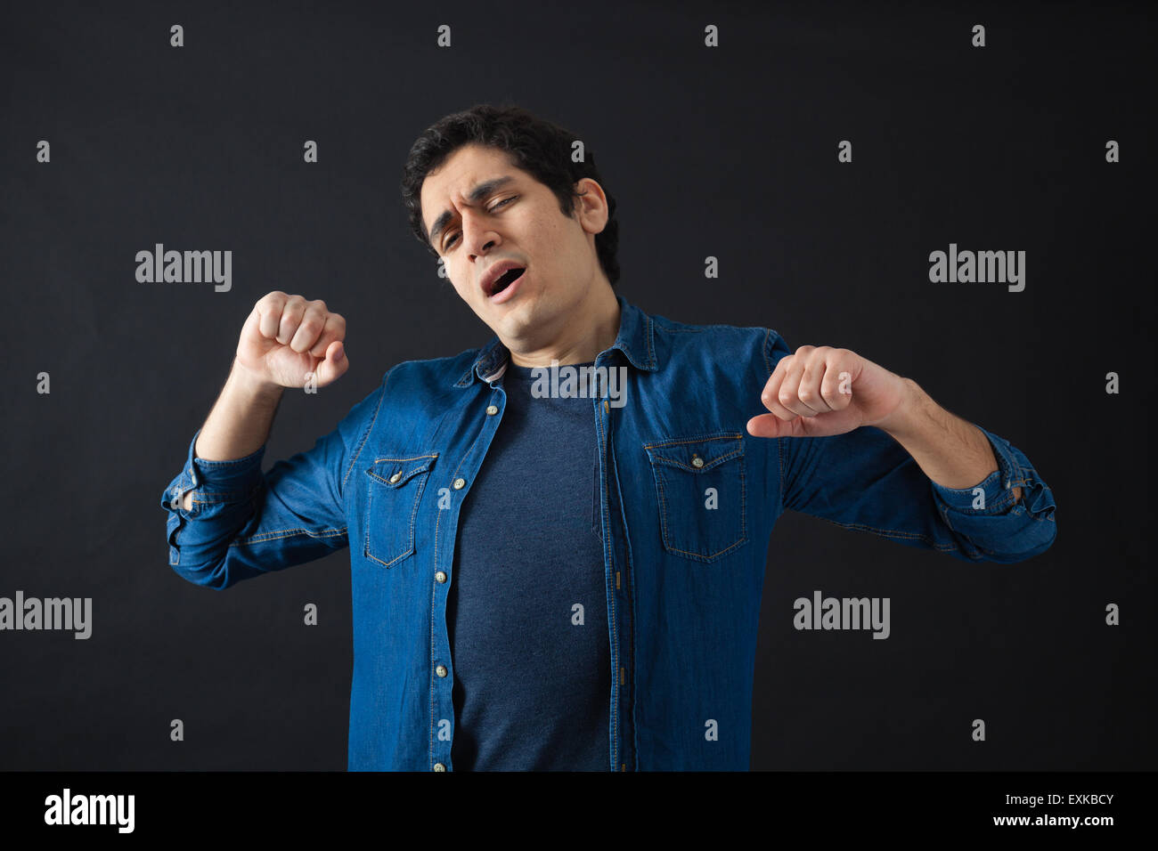 Handsome men doing different expressions in different sets of clothes ...