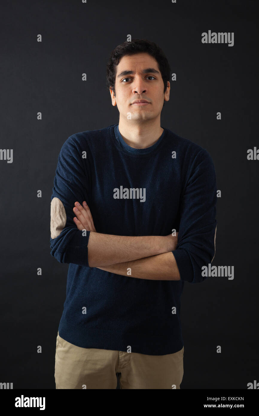 Handsome men doing different expressions in different sets of clothes ...