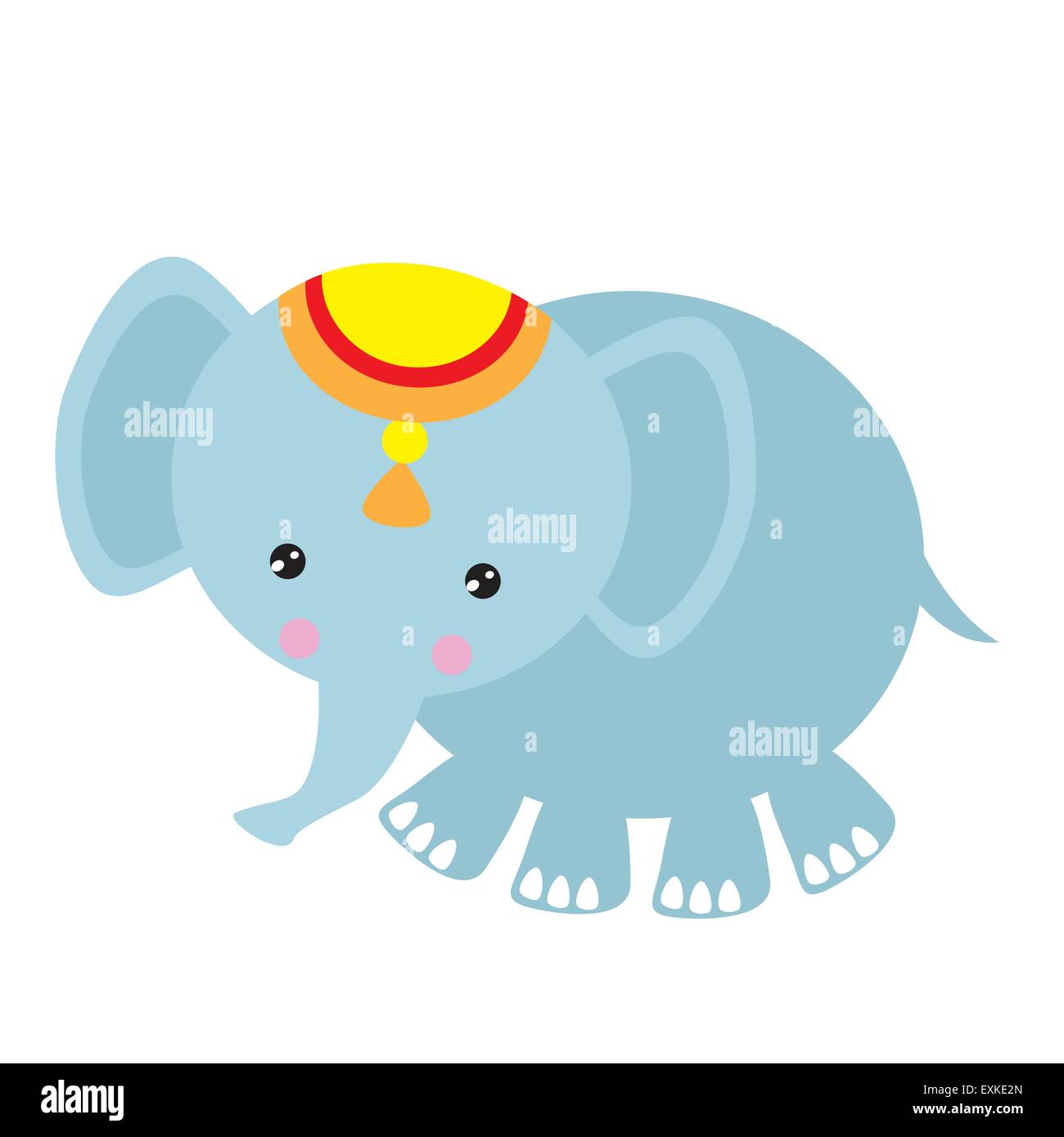 Baby Circus Elephant Clipart