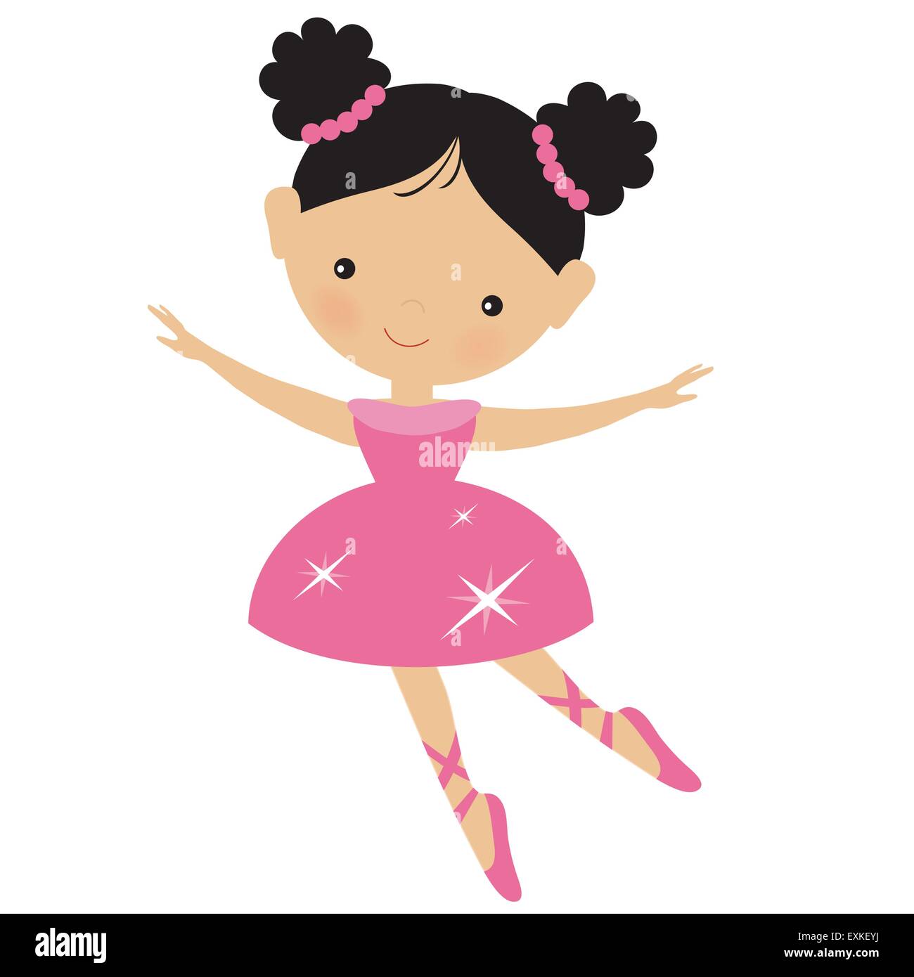 Ballerina girl Stock Vector Images - Alamy