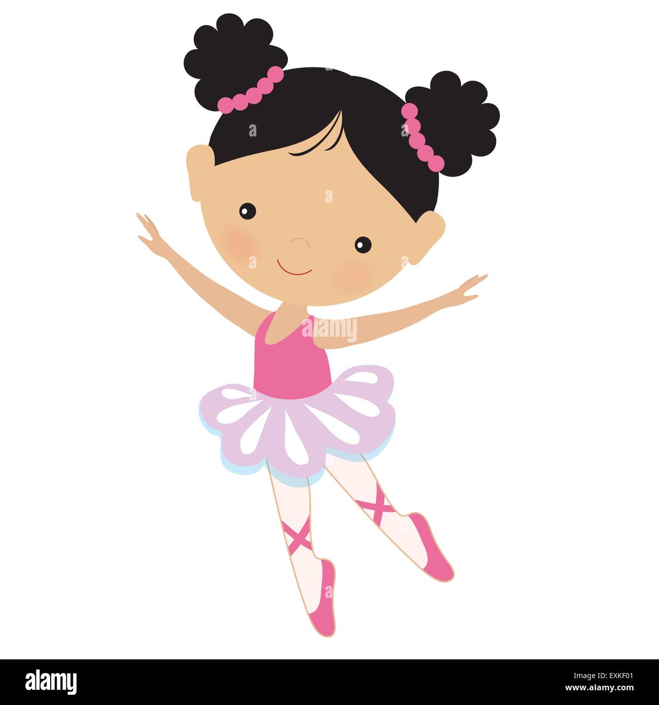 Ballerina girl vector hi-res stock photography and images - Alamy