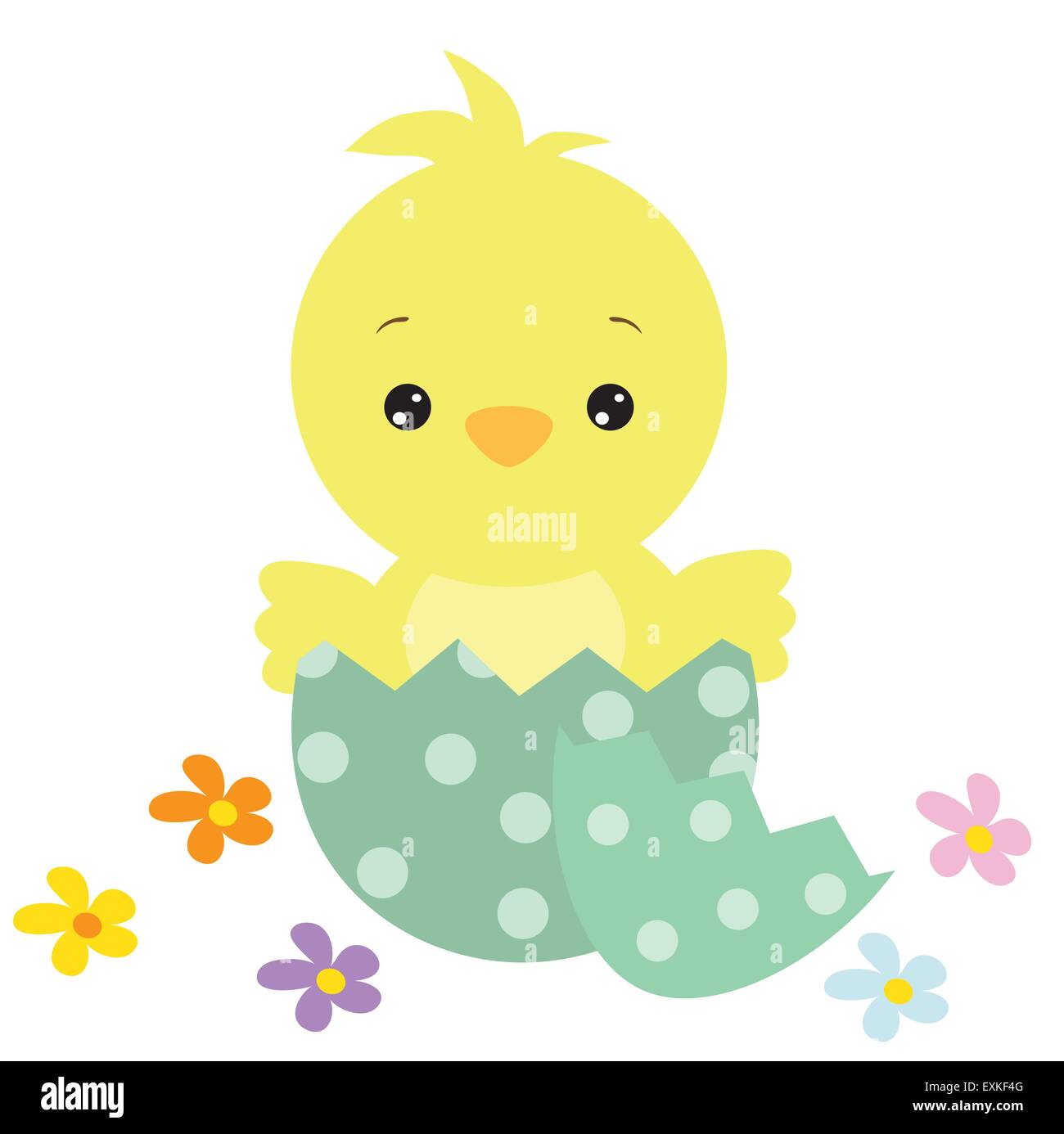 Chicken cartoon illustration hi-res stock photography and images - Alamy