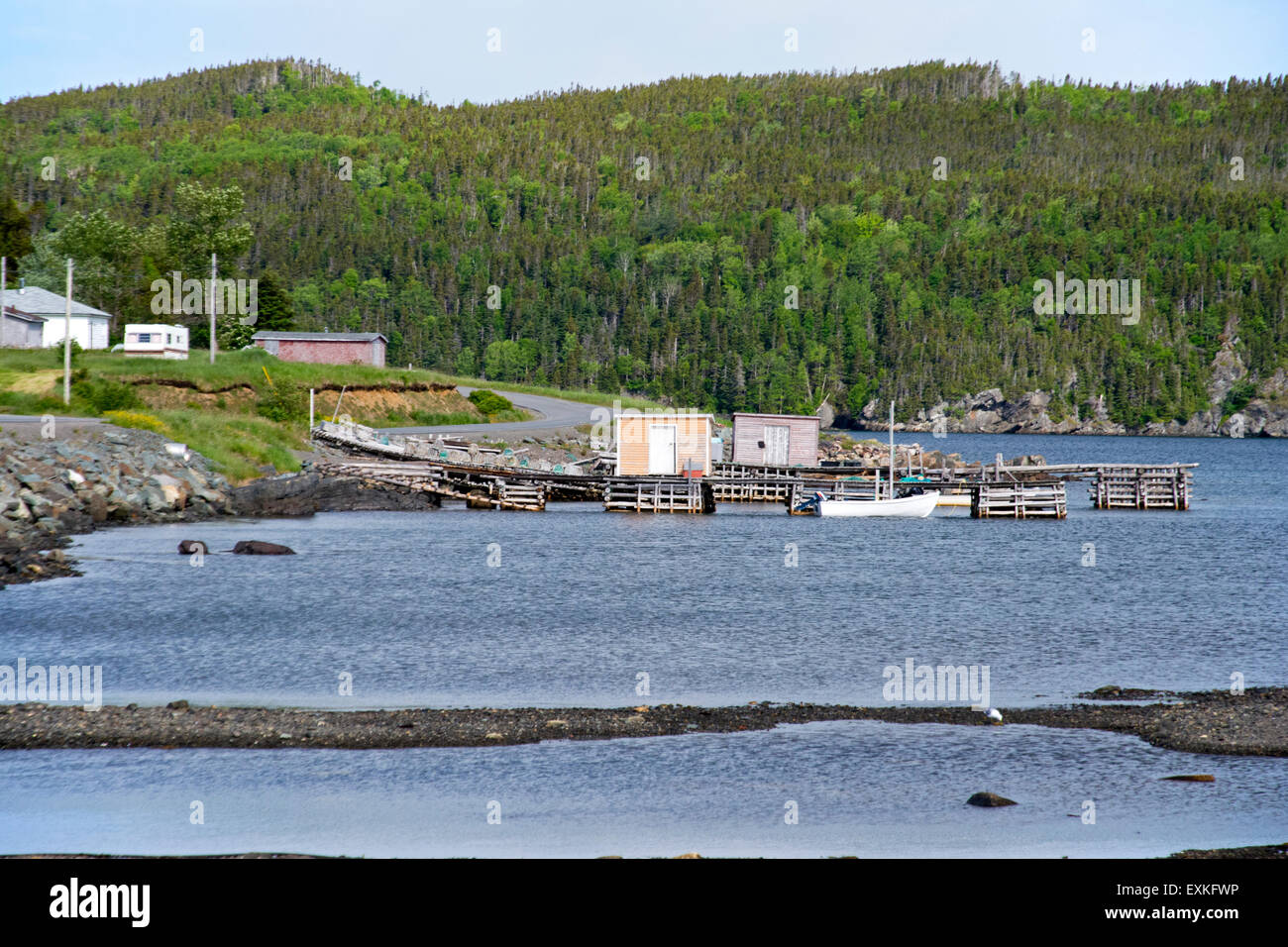 A view of rural Newfoundland Stock Photo - Alamy