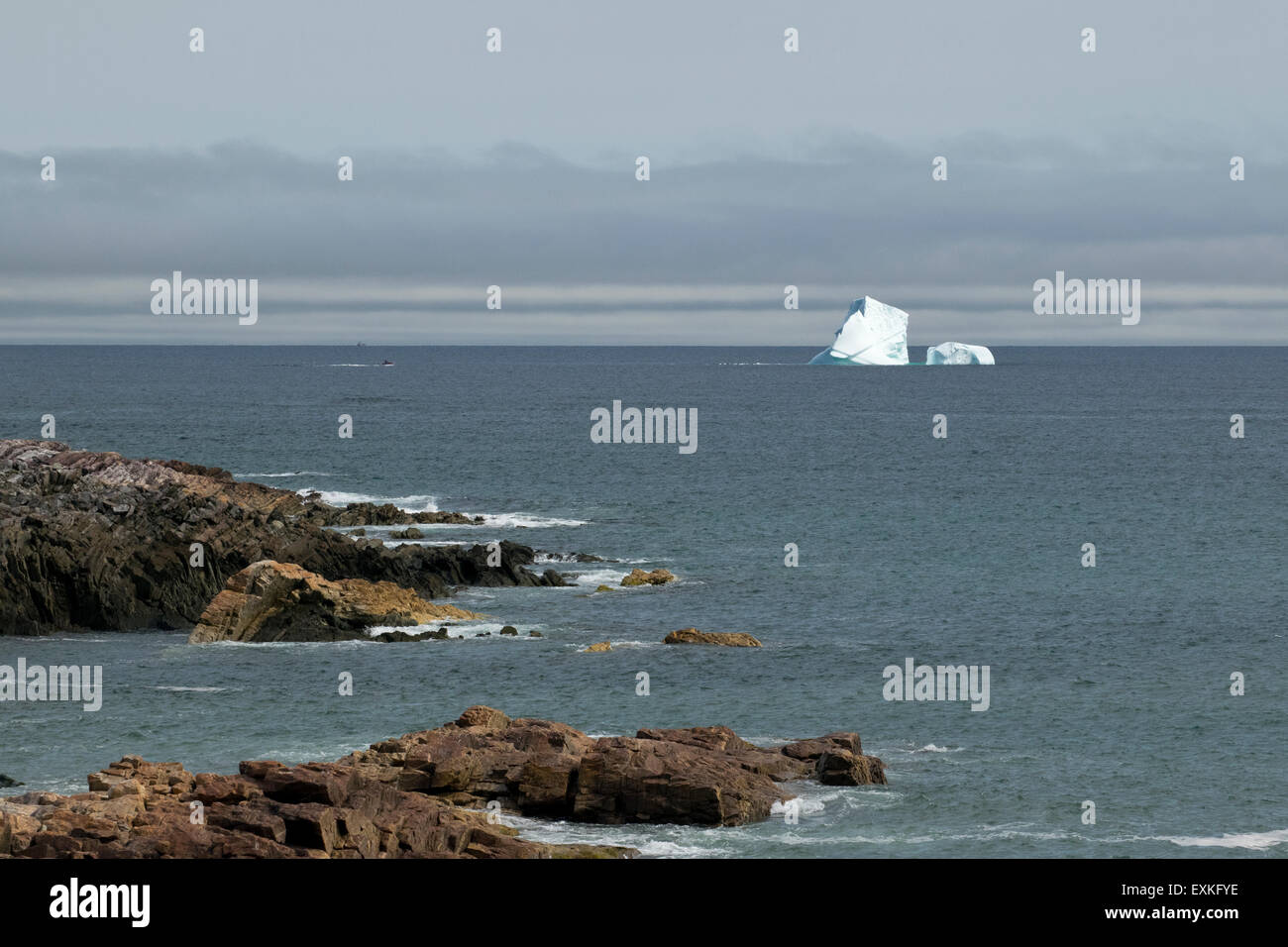 An iceberg along the coast of Newfoundland Stock Photo - Alamy