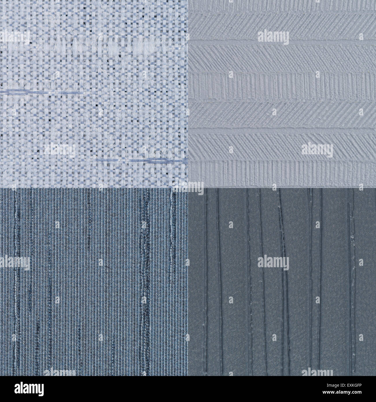 Set of blue vinyl samples, texture background Stock Photo - Alamy