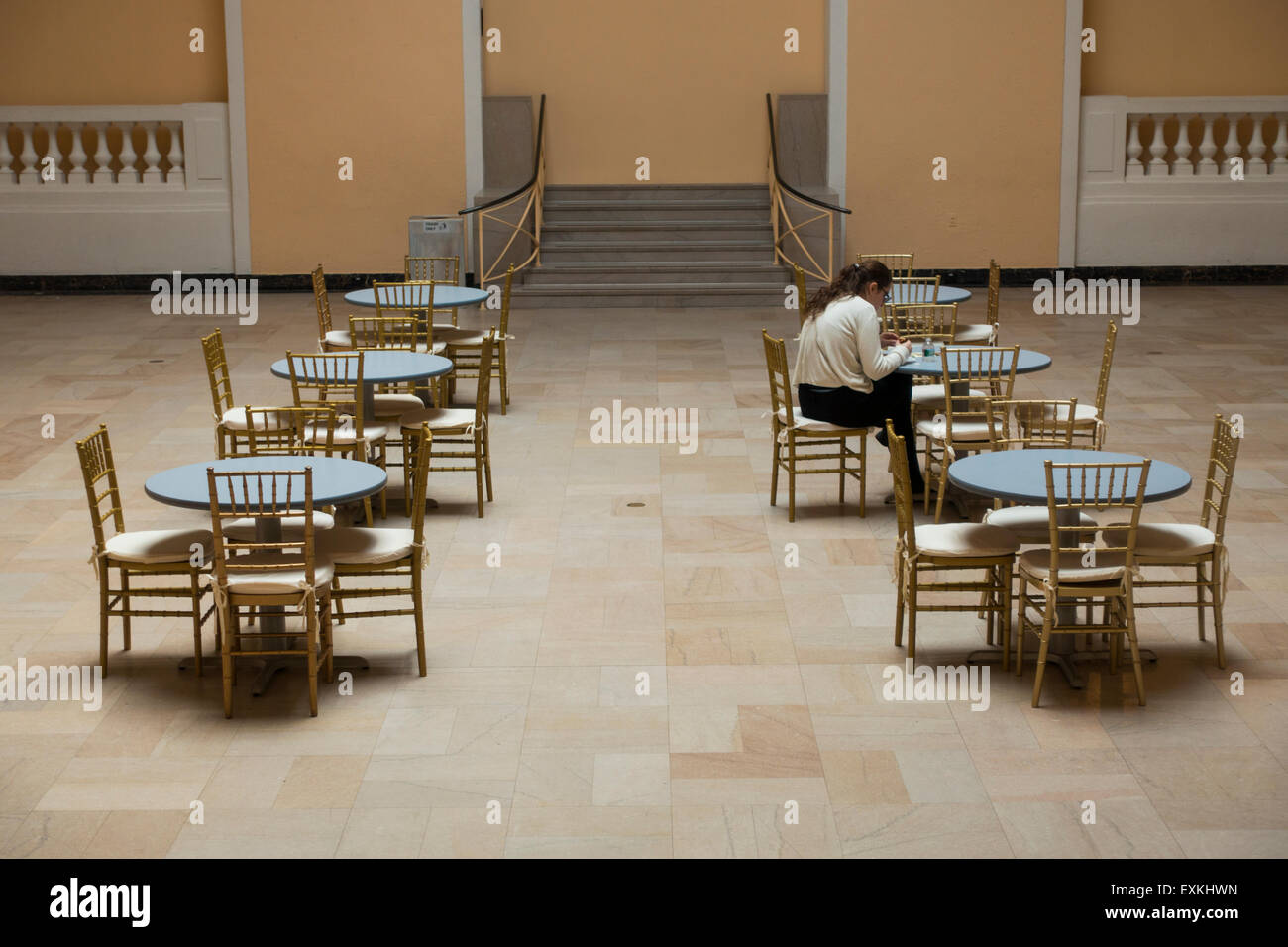 Newark museum cafe New Jersey Stock Photo - Alamy