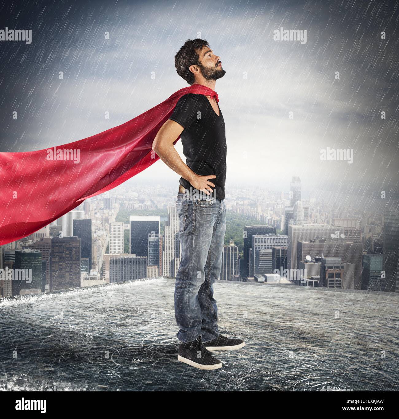 Hero confident boy Stock Photo - Alamy Hero confident boy Stock Photo - Alamy