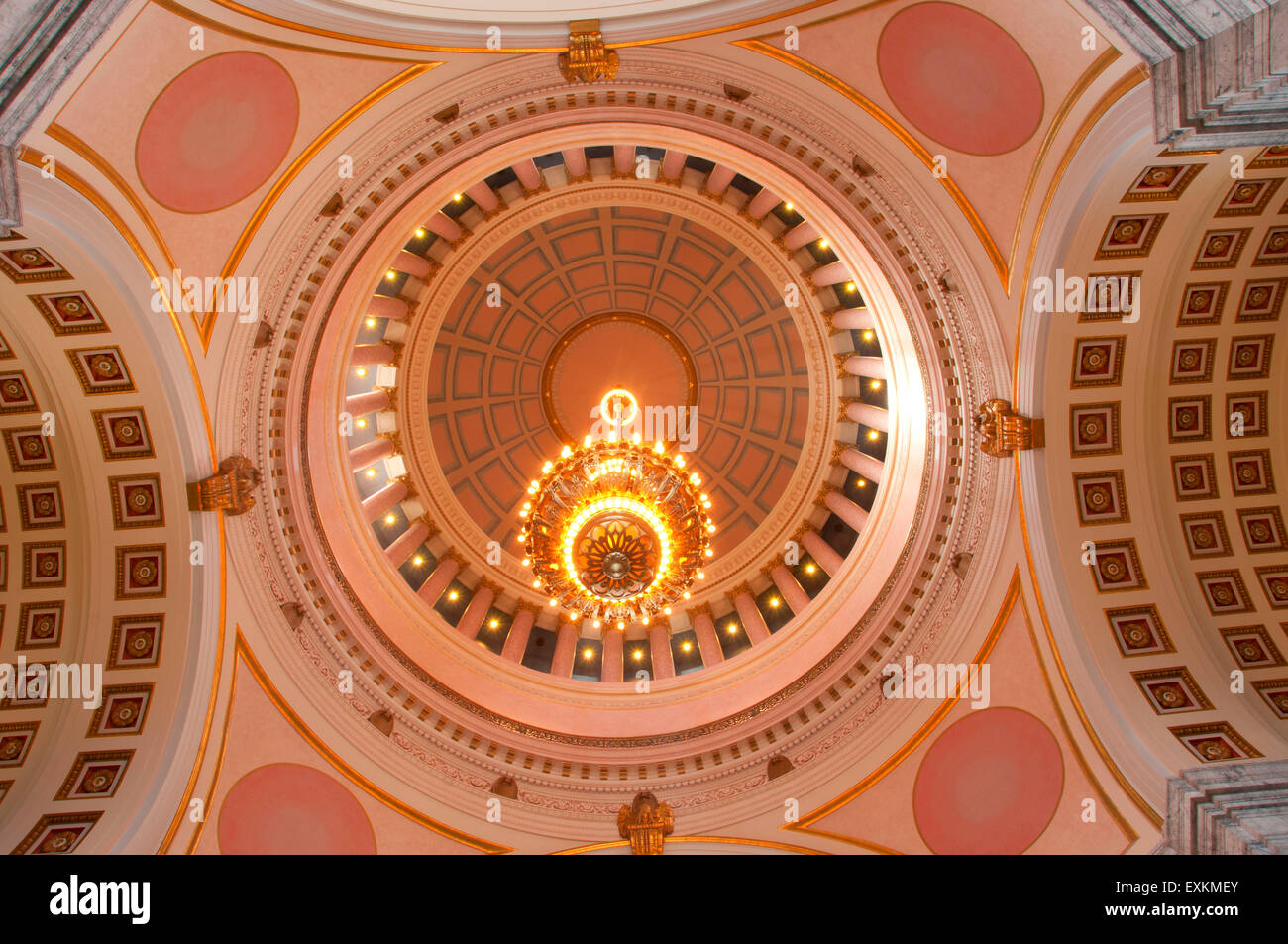 Washington State Capitol dome interior, State Capitol Mall, Olympia ...
