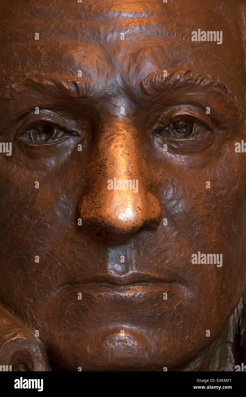 George Washington statue, State Capitol Mall, Olympia, Washington Stock ...