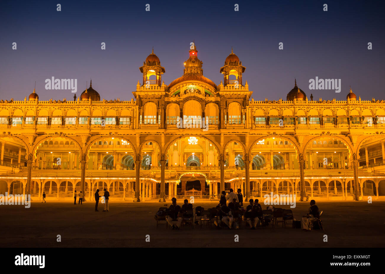 Top view of mysore palace hi-res stock photography and images - Alamy
