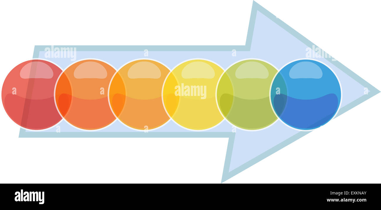 blank business strategy concept infographic process arrow diagram ...
