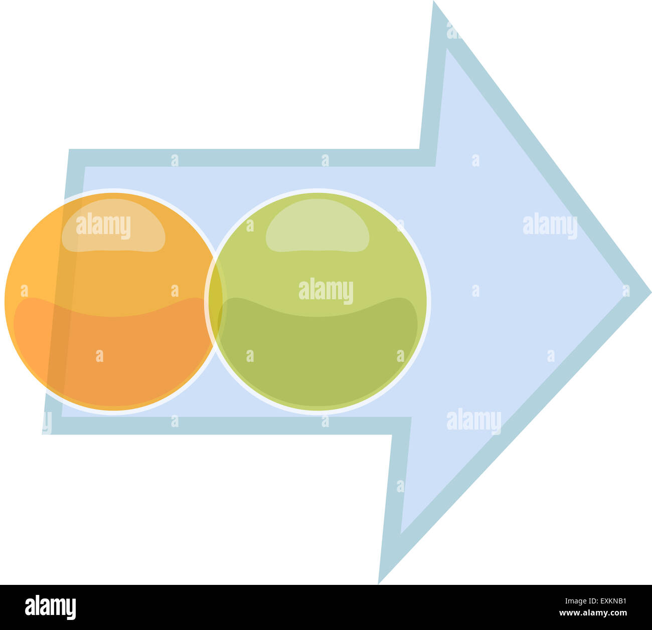 blank business strategy concept infographic process arrow diagram ...
