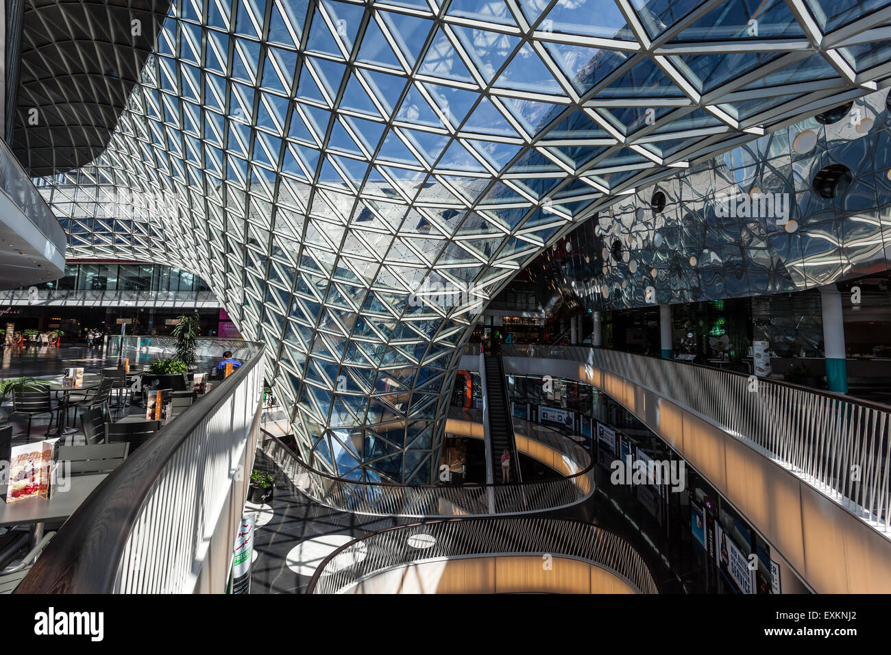 Myzeil Shopping Mall Architecture Frankfurt High Resolution Stock ...