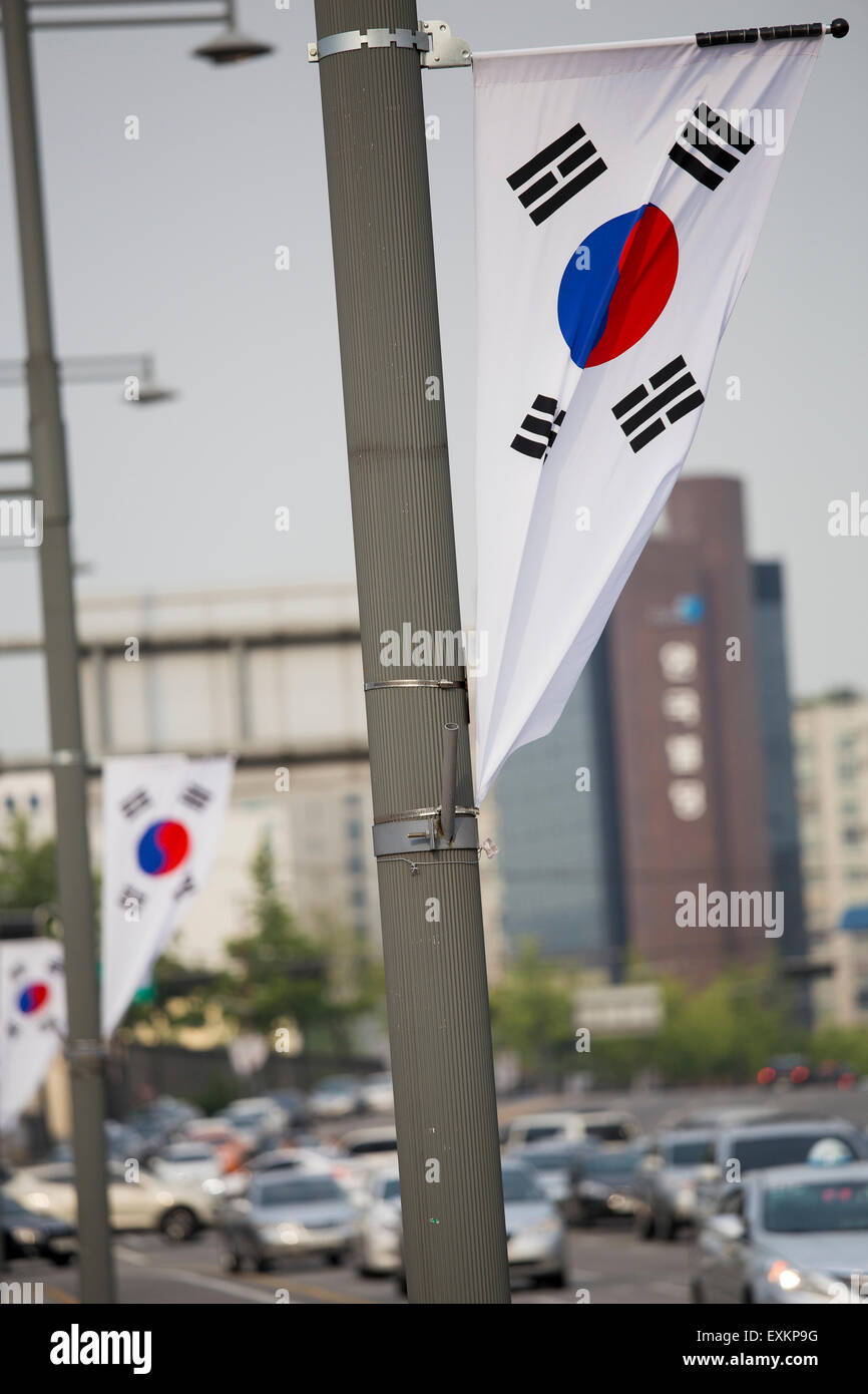 Street light flag High Resolution Stock Photography and Images - Alamy