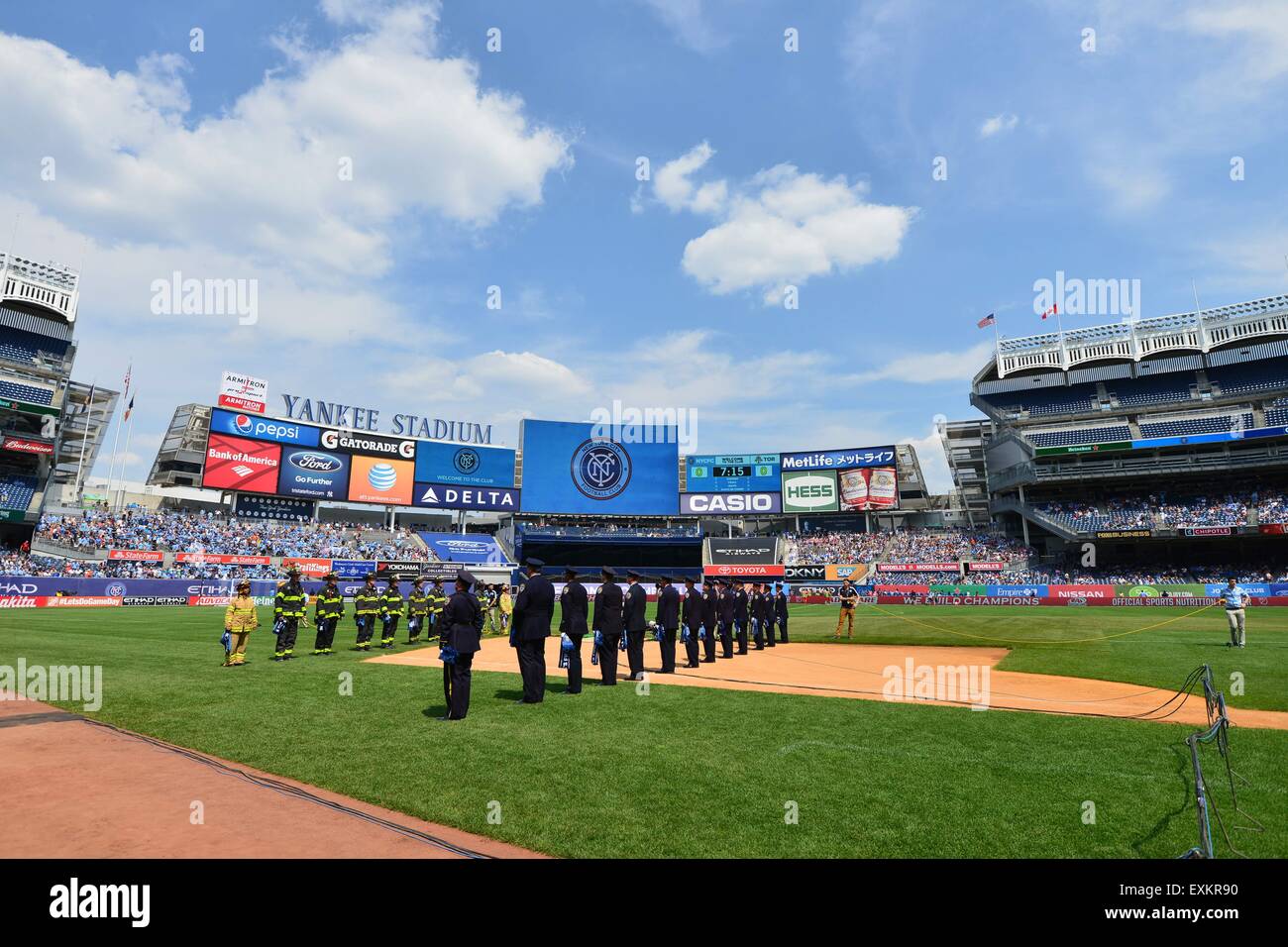 Yankee Stadium Soccer Map