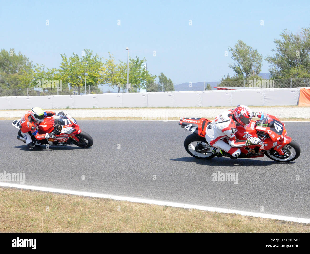 24 Hours Motorcycle Catalonia (Barcelona, Spain) July 2015 Stock Photo ...
