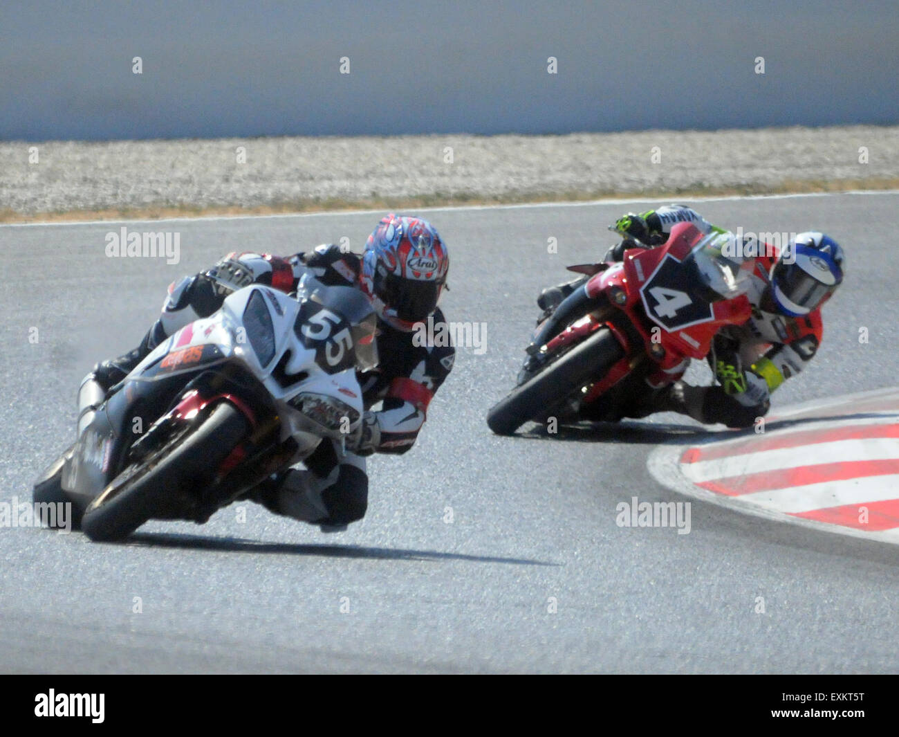 24 Hours Motorcycle Catalonia (Barcelona, Spain) July 2015 Stock Photo ...
