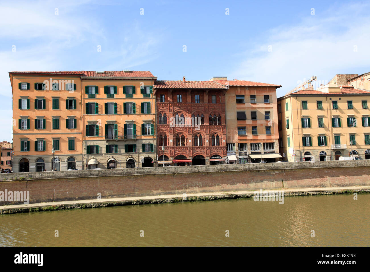 Arno River, Pisa, Tuscany, Italy Stock Photo - Alamy