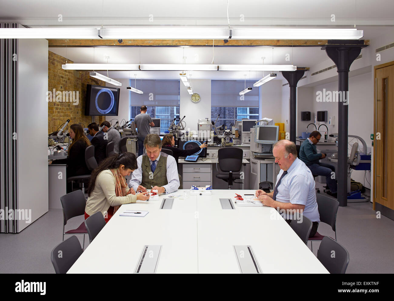 Interior view on eye surgery training floor. Royal College of ...