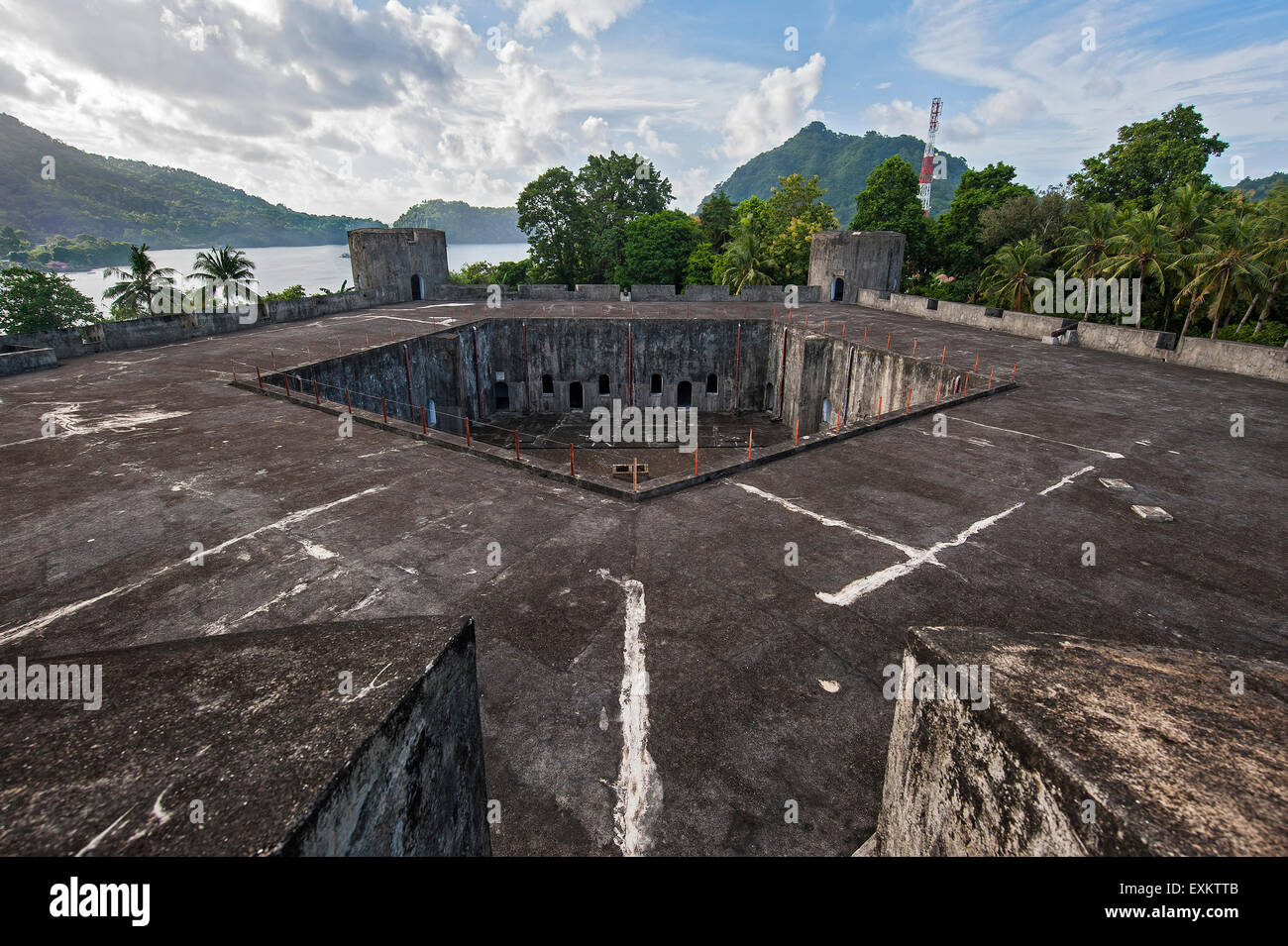 Fort Belgica, Banda Neira, Banda, Maluku Islands, Indonesia Stock Photo ...