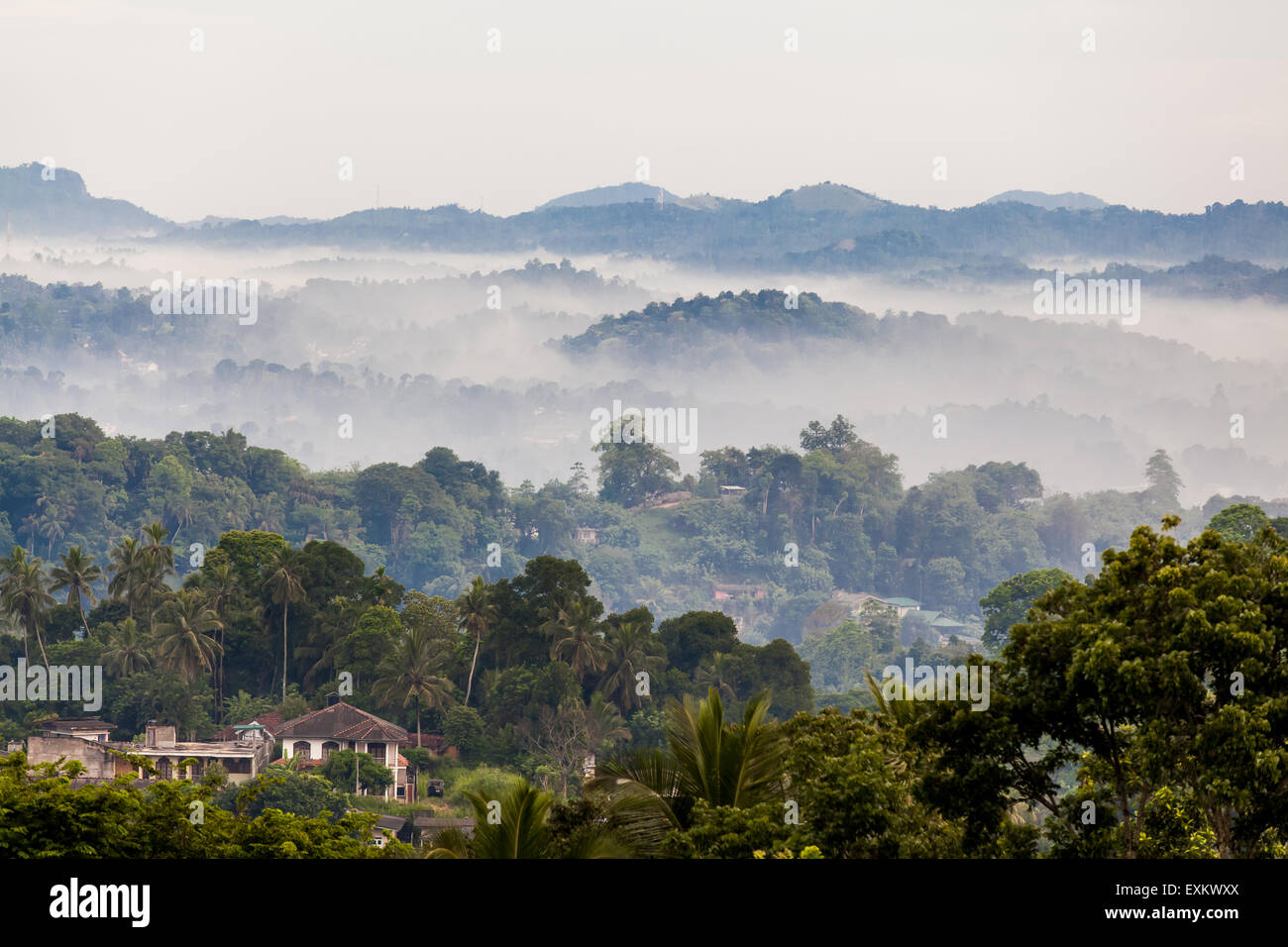 Sri Lanka Kandy Landscape Stock Photo - Alamy