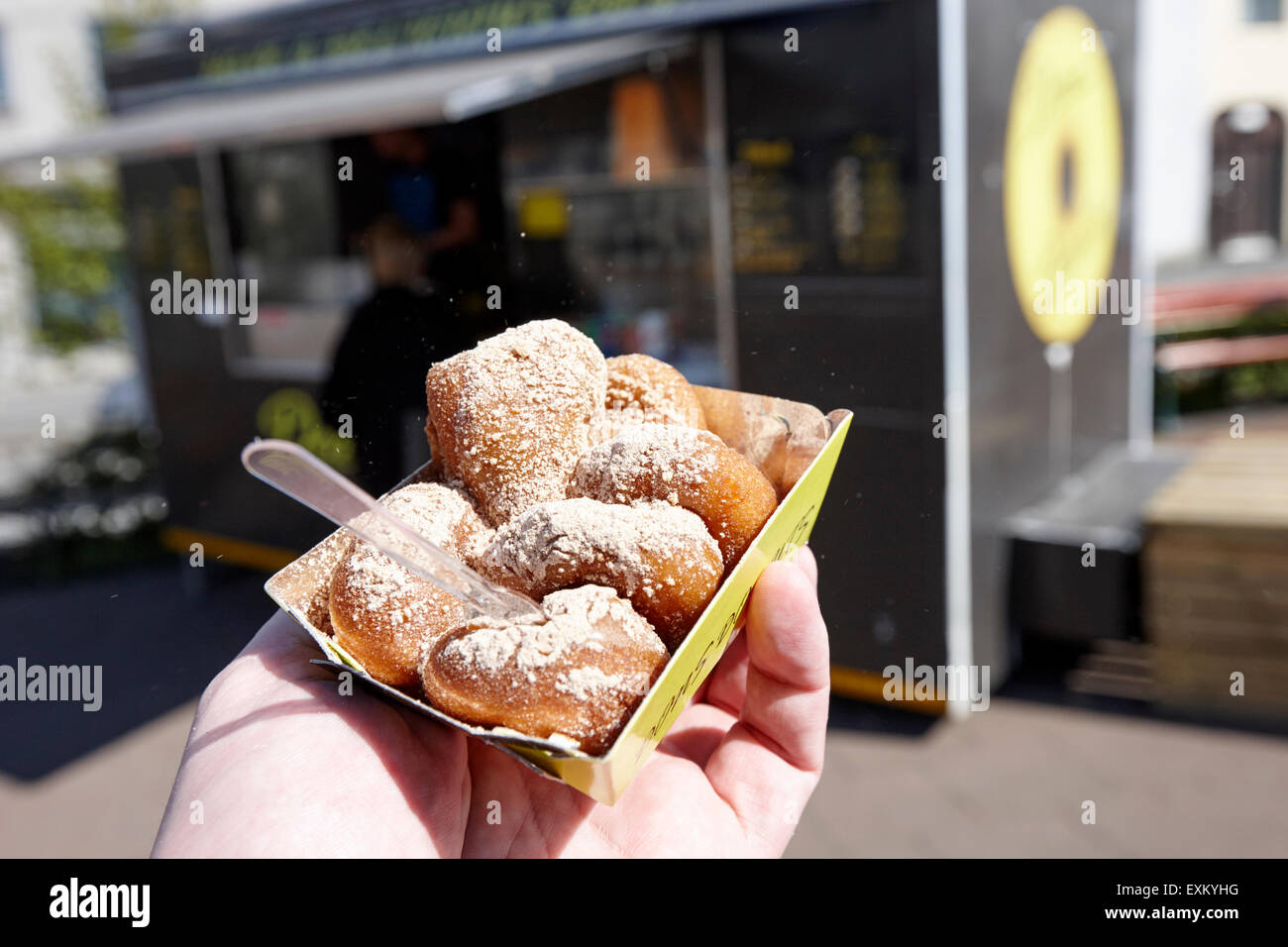 dons donuts mini donuts covered with local special topping Reykjavik ...