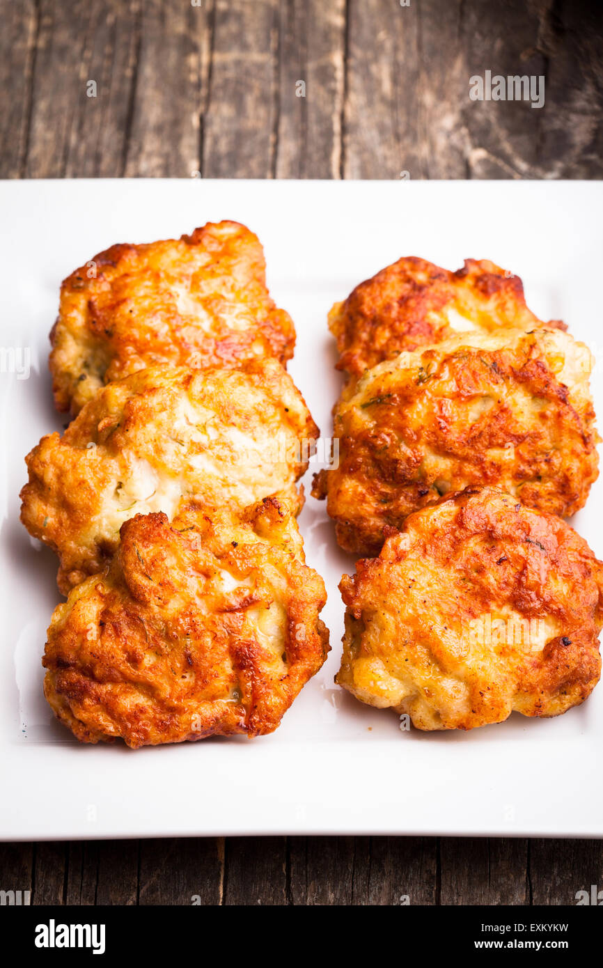 Breaded chicken cutlets hi-res stock photography and images - Alamy