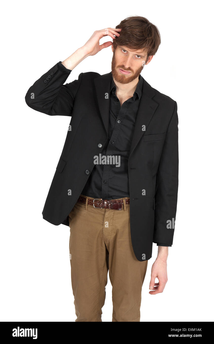 Ginger man in casual Cut Out Stock Images & Pictures - Alamy