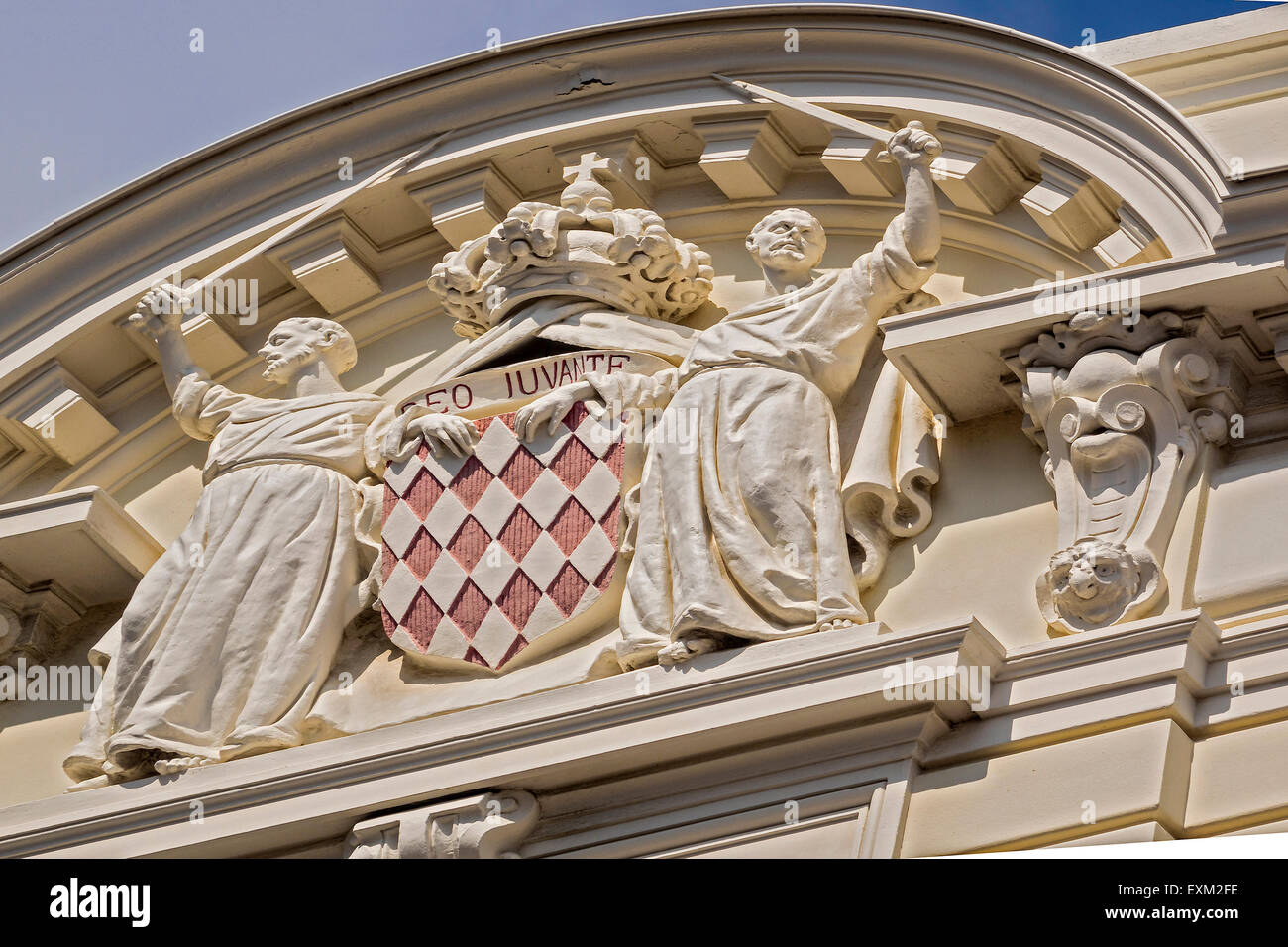 The Court Of Justice Emblem Monte Carlo Monaco Stock Photo - Alamy