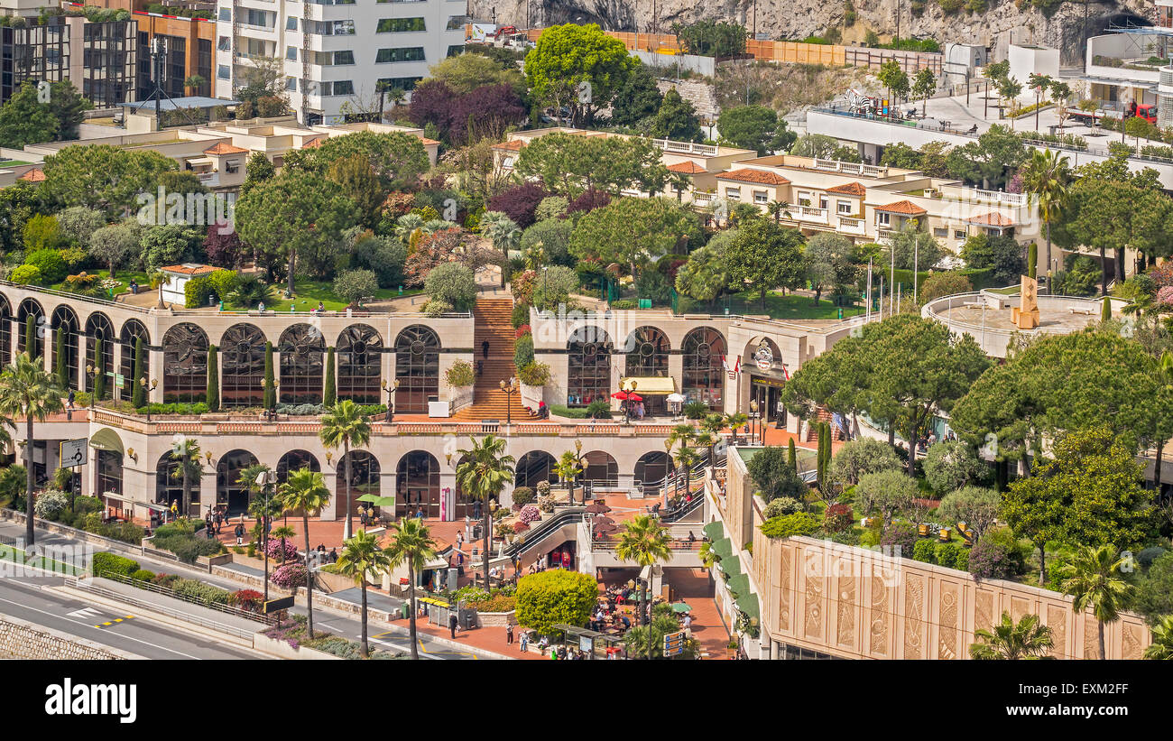 Roof Gardens In The City Monte Carlo Monaco Stock Photo - Alamy