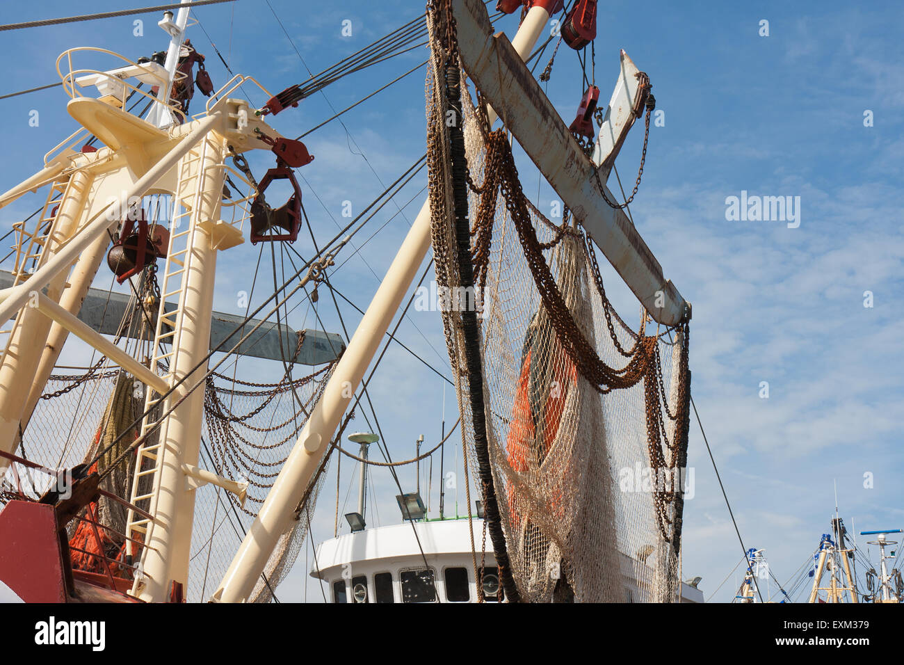 Beam trawler rigging hi-res stock photography and images - Alamy