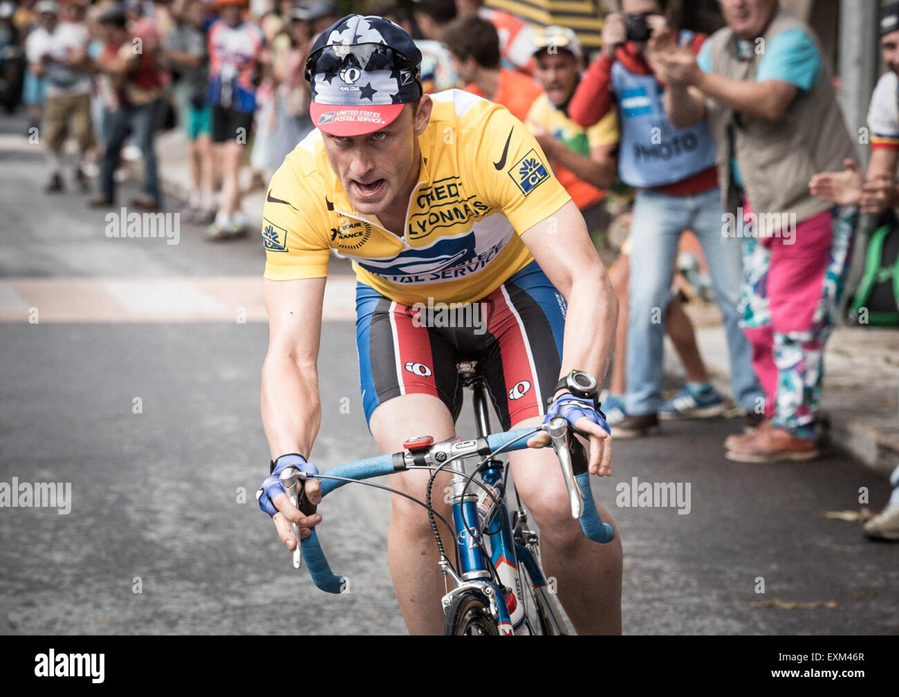 THE PROGRAM 2015 Working Title film with Ben Foster Stock Photo - Alamy
