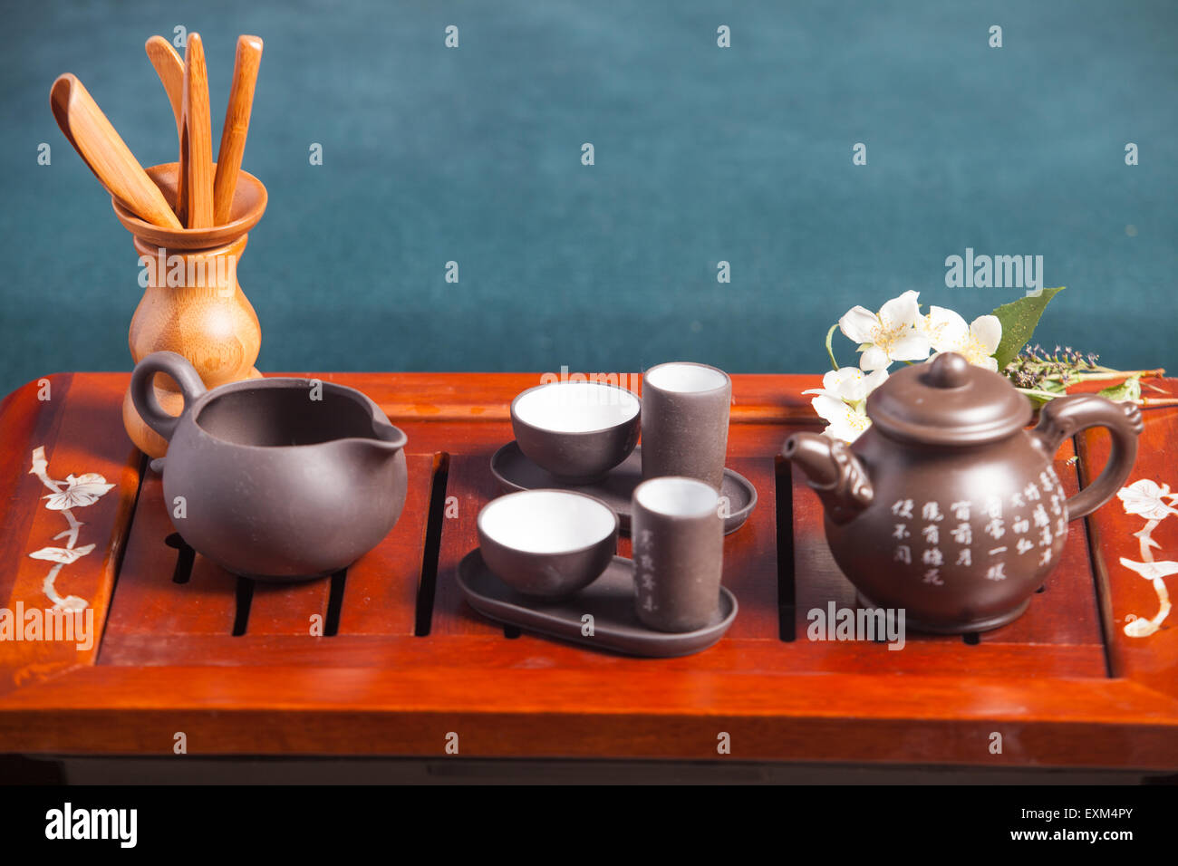 Chinese tea ceremony Stock Photo - Alamy