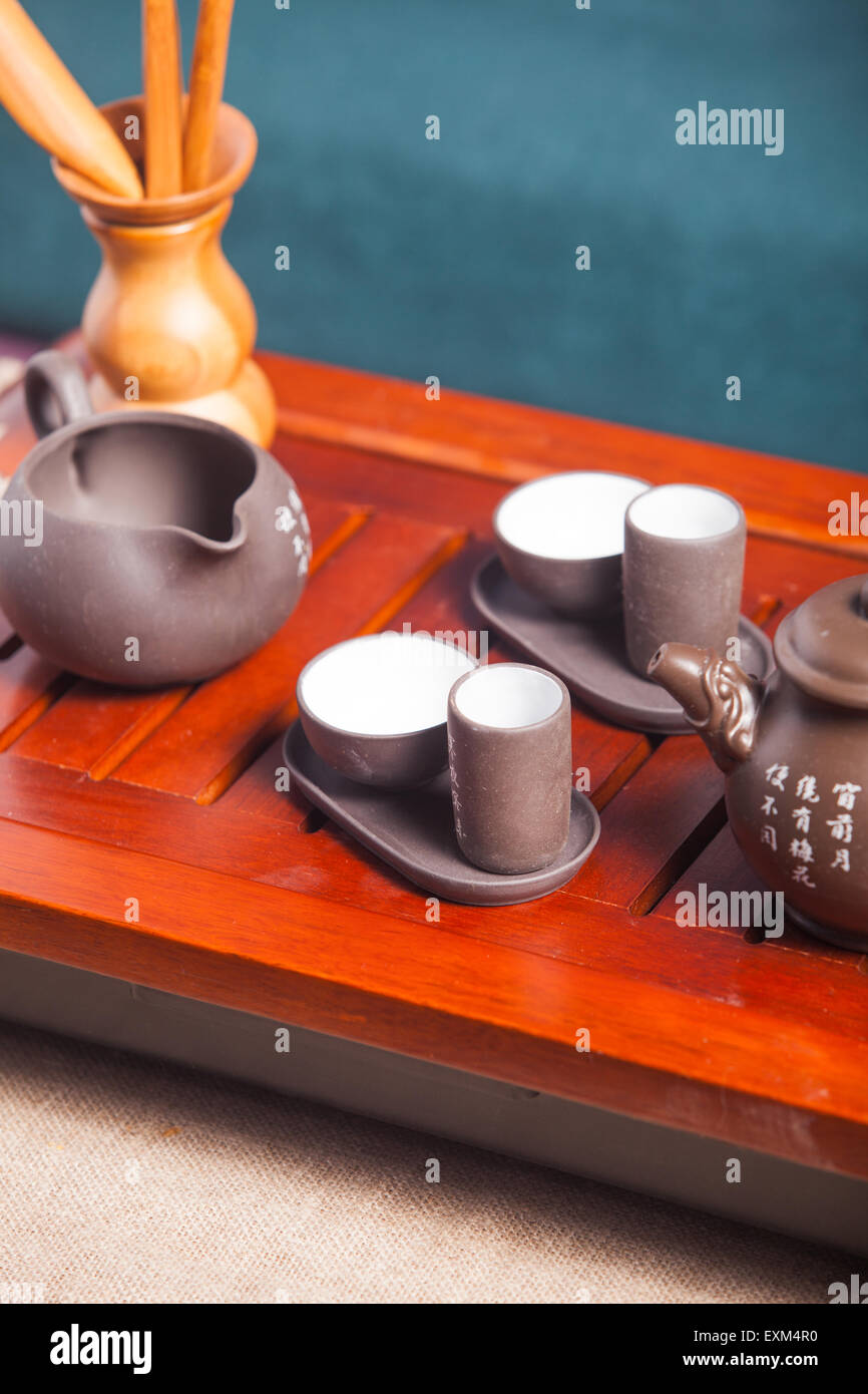 Chinese tea ceremony Stock Photo - Alamy
