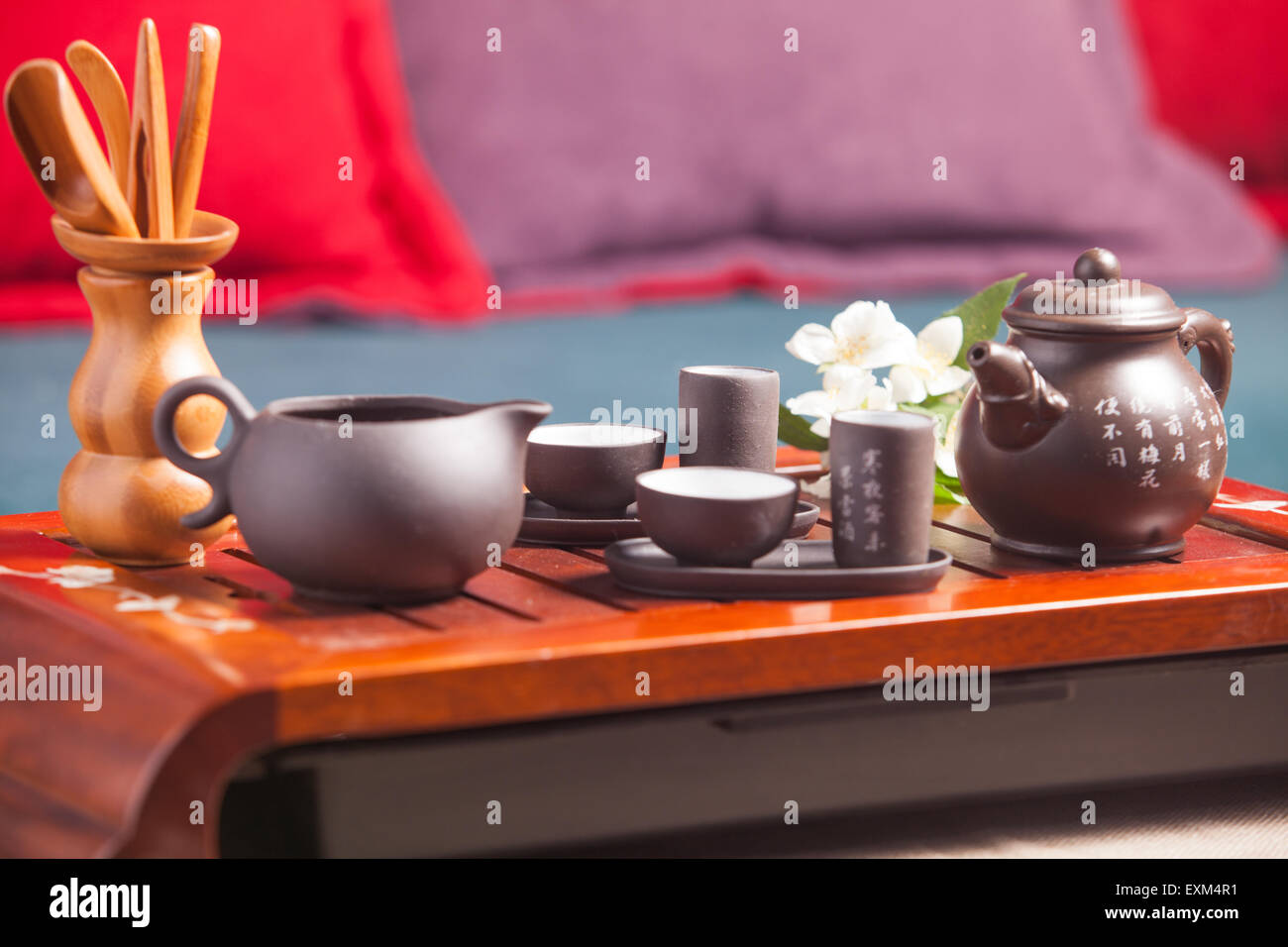 Chinese tea ceremony Stock Photo - Alamy
