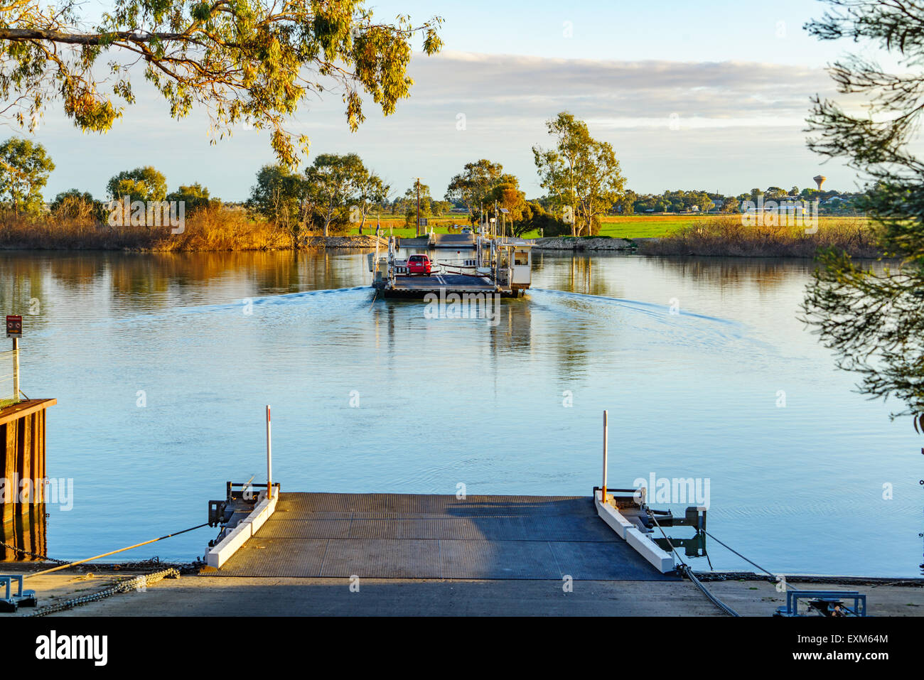 Ferry Across the Murray River at Wellington, SA Stock Photo - Alamy