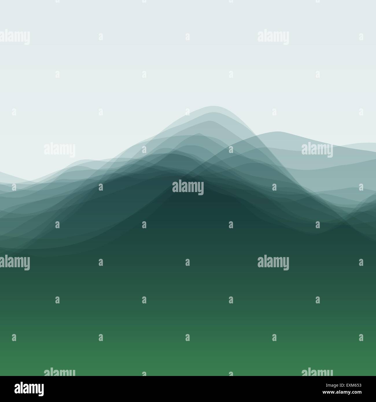 Water Wave. Vector Illustration For Your Design. Flowing Background ...