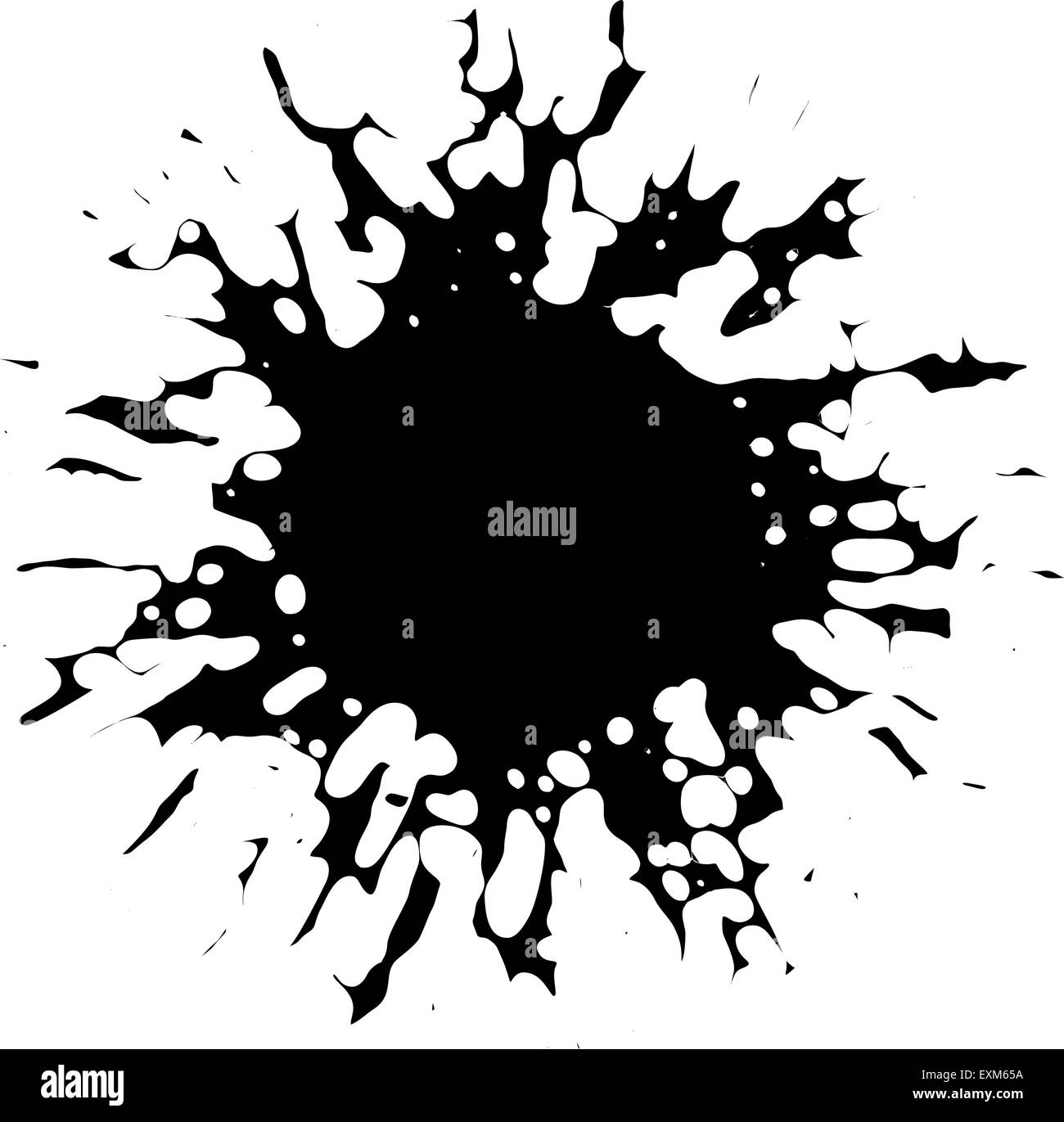 Vector Ink Blotch. Design Element Stock Vector Image & Art - Alamy