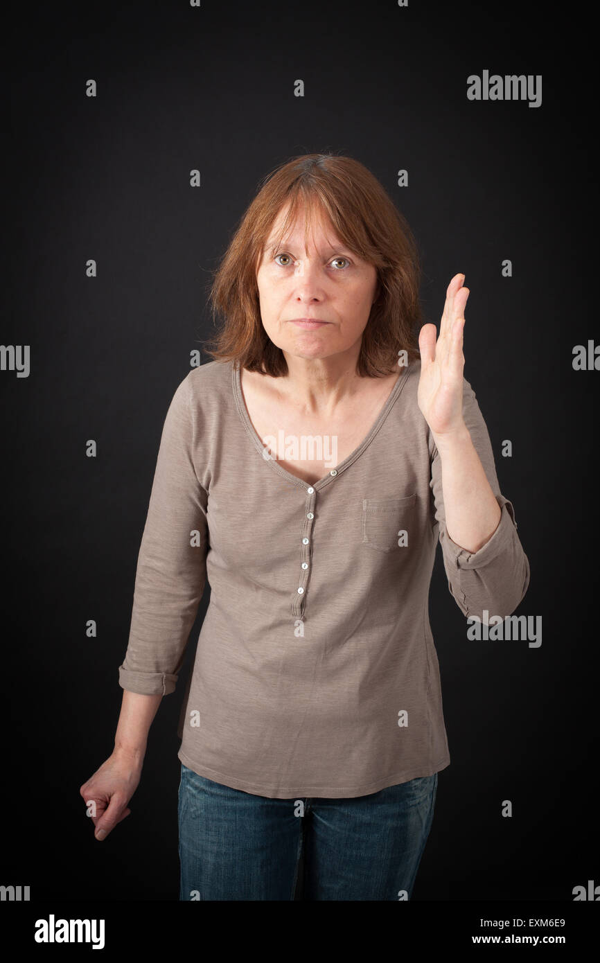 Beautiful woman doing different expressions in different sets of ...