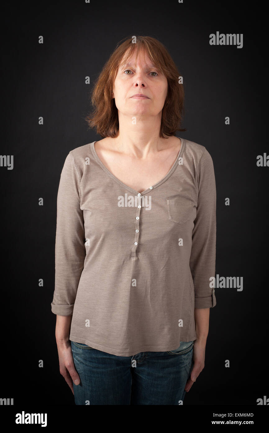 Beautiful woman doing different expressions in different sets of ...