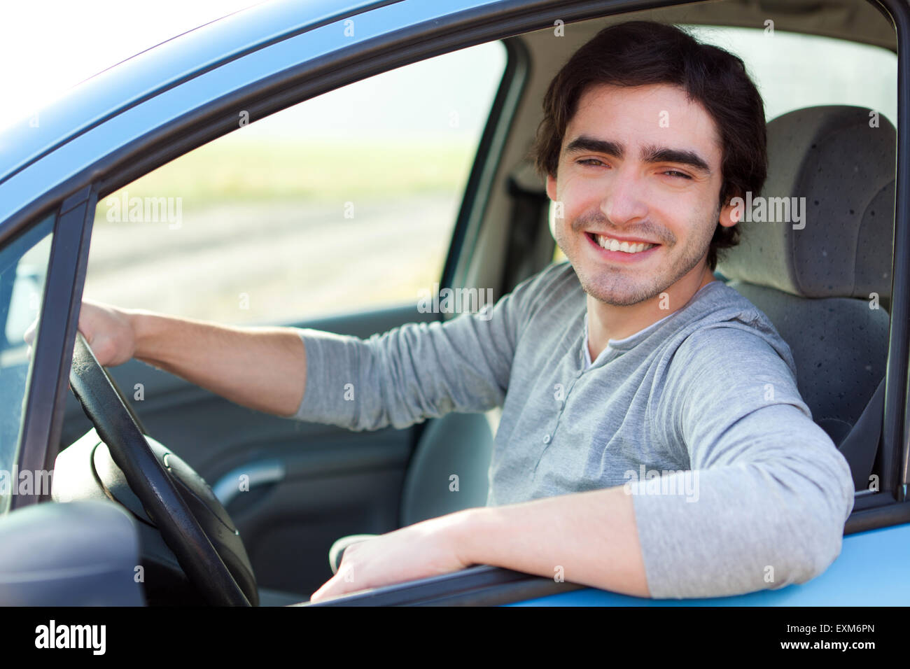 Man and car hi-res stock photography and images - Alamy