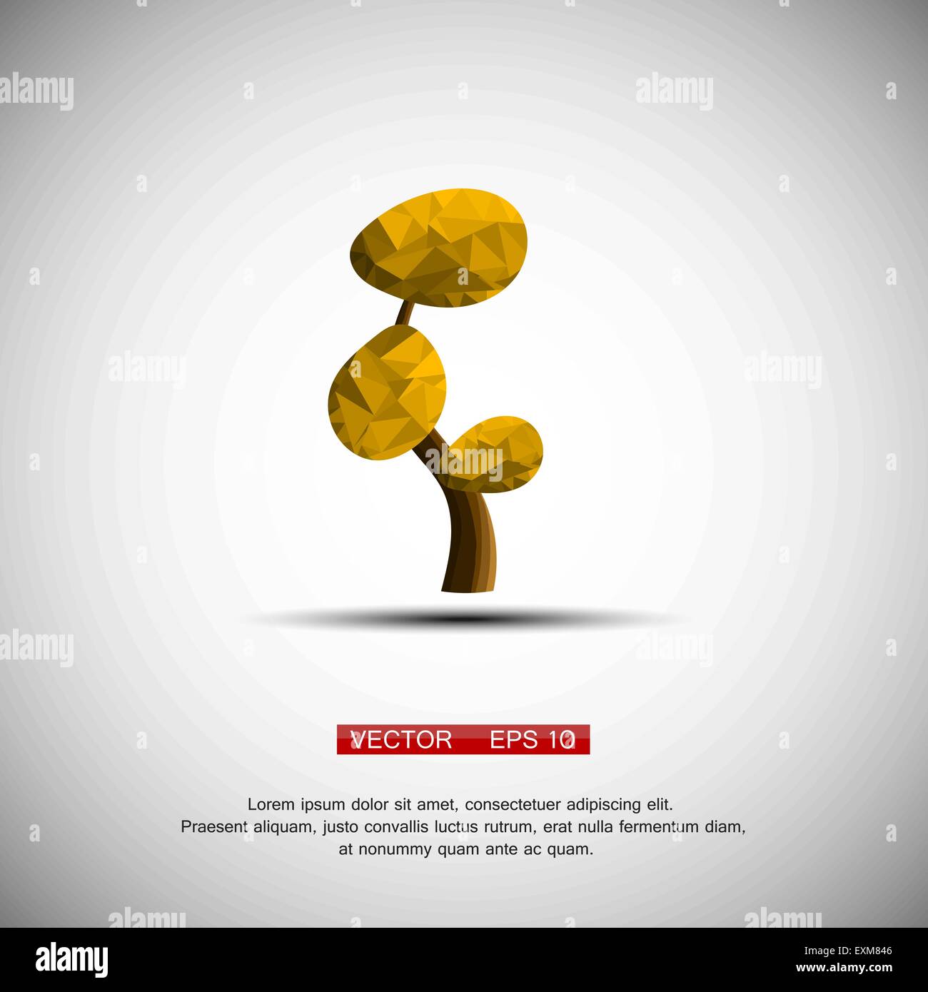 autumn abstract tree forming by blots Stock Vector Image & Art - Alamy