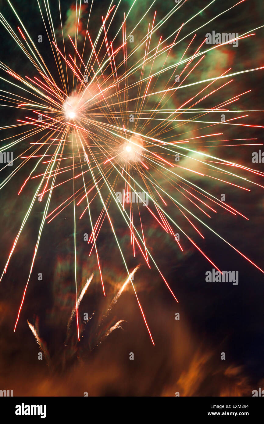 Honolulu, Hawaii. 10th Jul, 2015. Beautiful fireworks display in ...