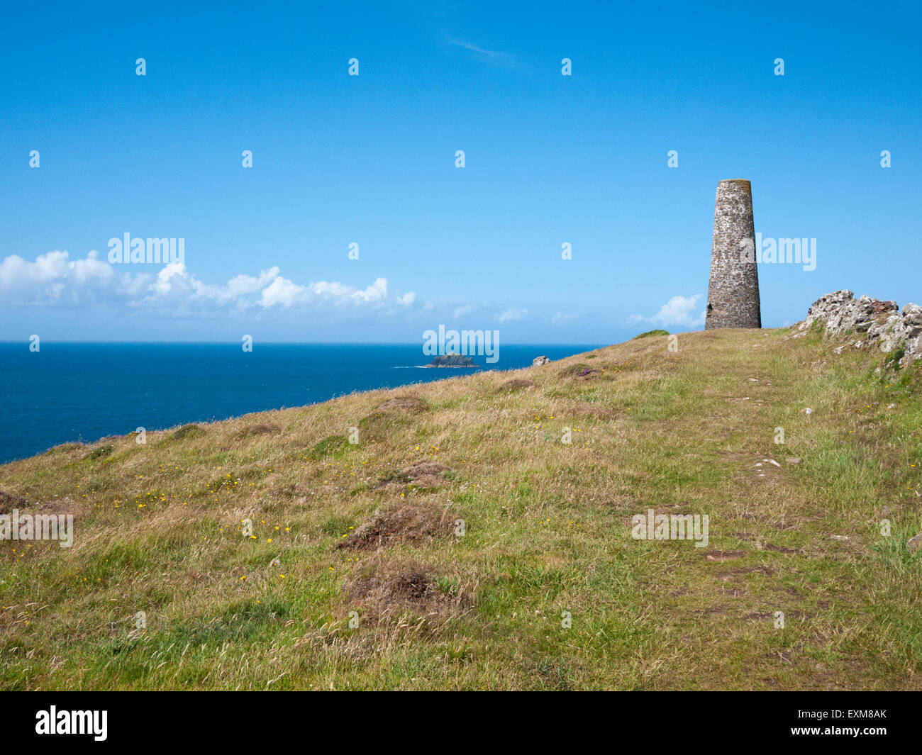 Stepper Point a headland on the north Cornwall coast north of Padstow ...
