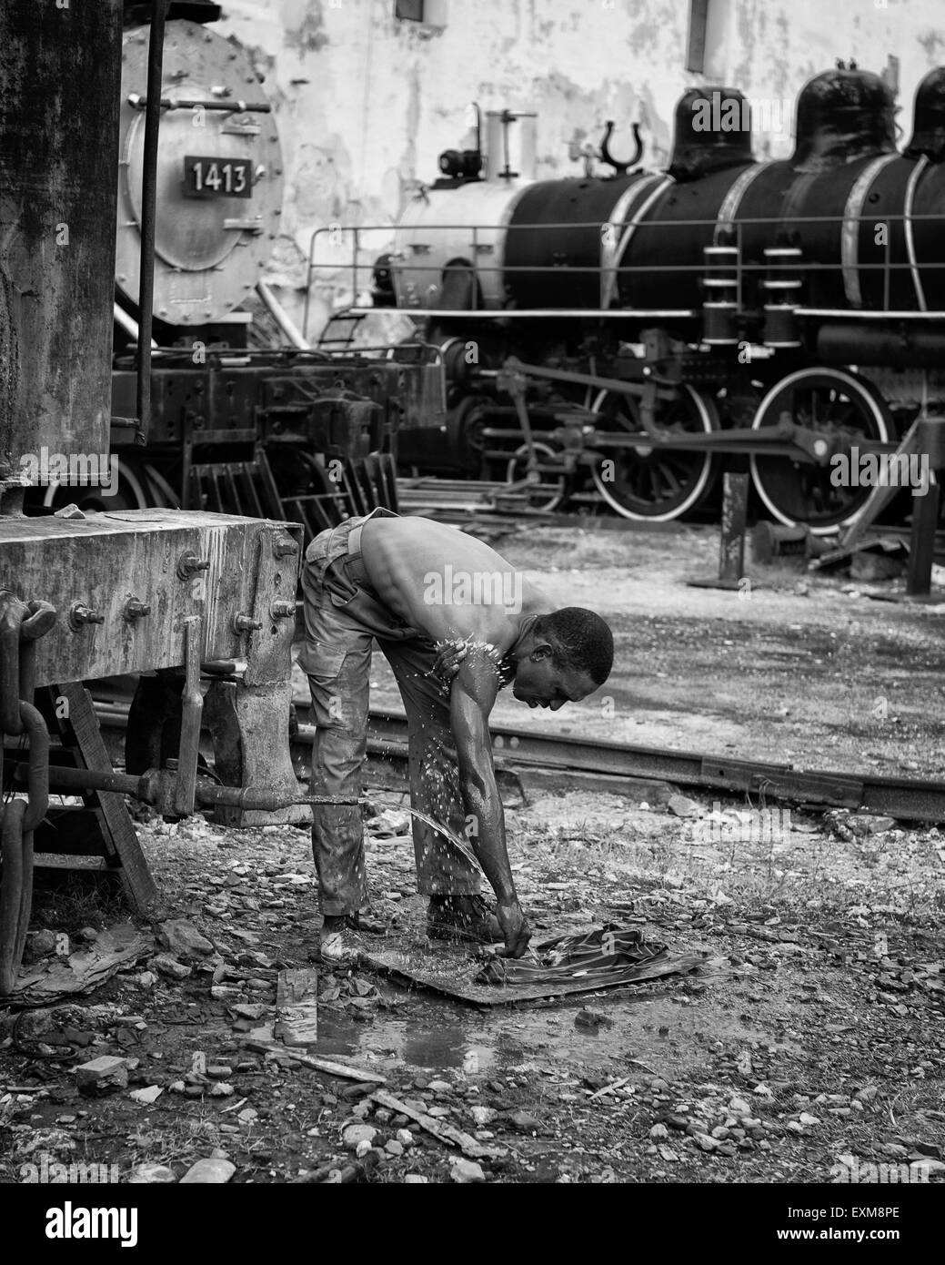 Washing Train High Resolution Stock Photography and Images - Alamy