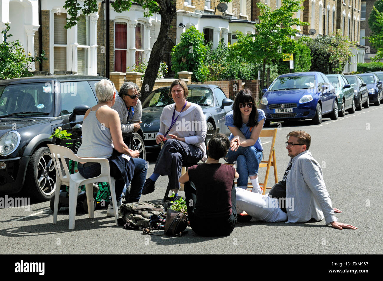 On chairs hi-res stock photography and images - Alamy
