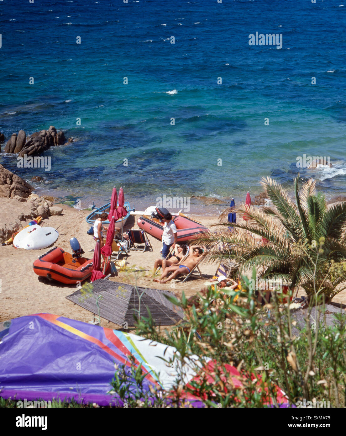 1970s beach italy hi-res stock photography and images - Alamy