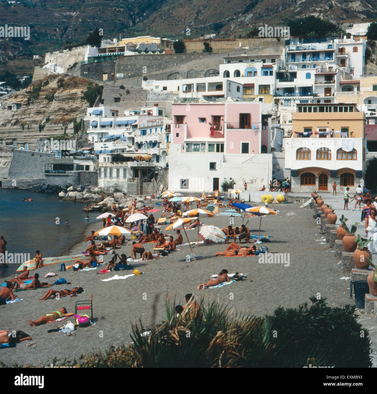 1970s beach italy hi-res stock photography and images - Alamy