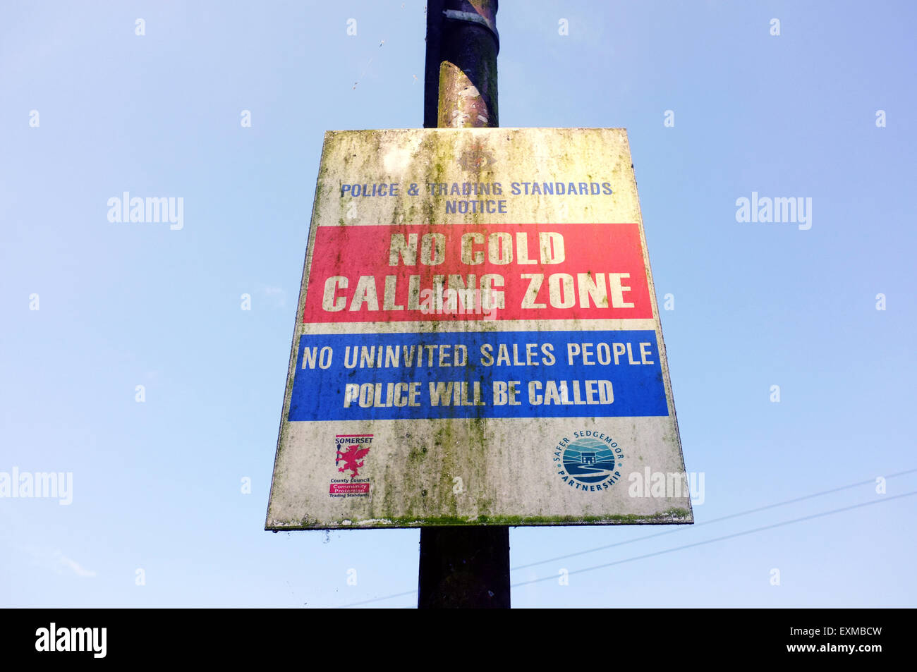 No cold calling sign hi-res stock photography and images - Alamy